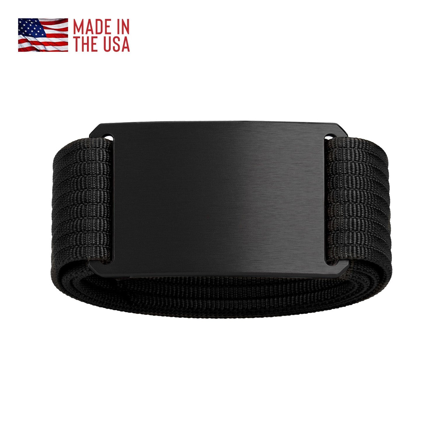 Men's Web Belt - Ninja Nylon Adjustable Belt, Made in USA