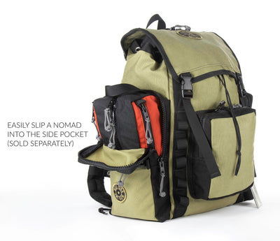 Men's & Women's Travel Rucksack Backpack, Classic Military Design