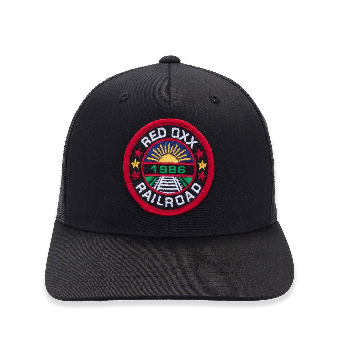 Red Oxx Railroad Patch Trucker Snapback Hat