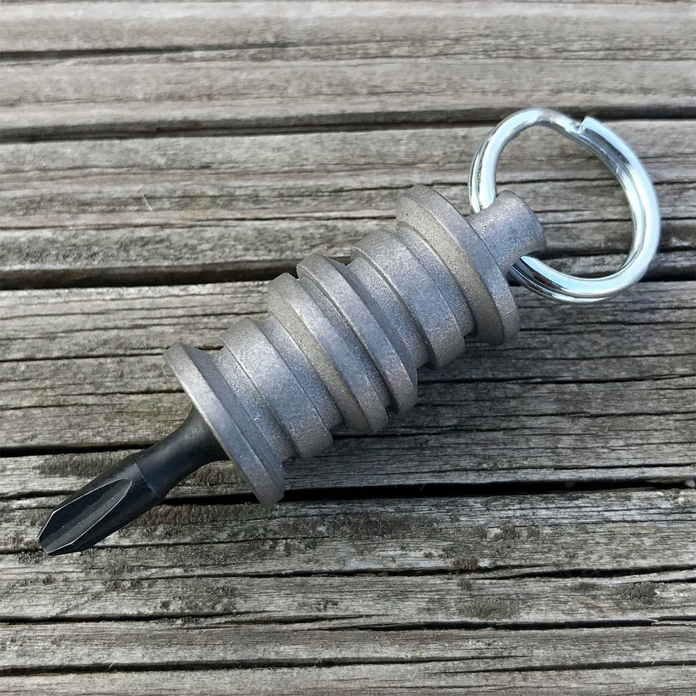 Titanium Key Fob Screwdriver - Combat Bead by Griffin Co